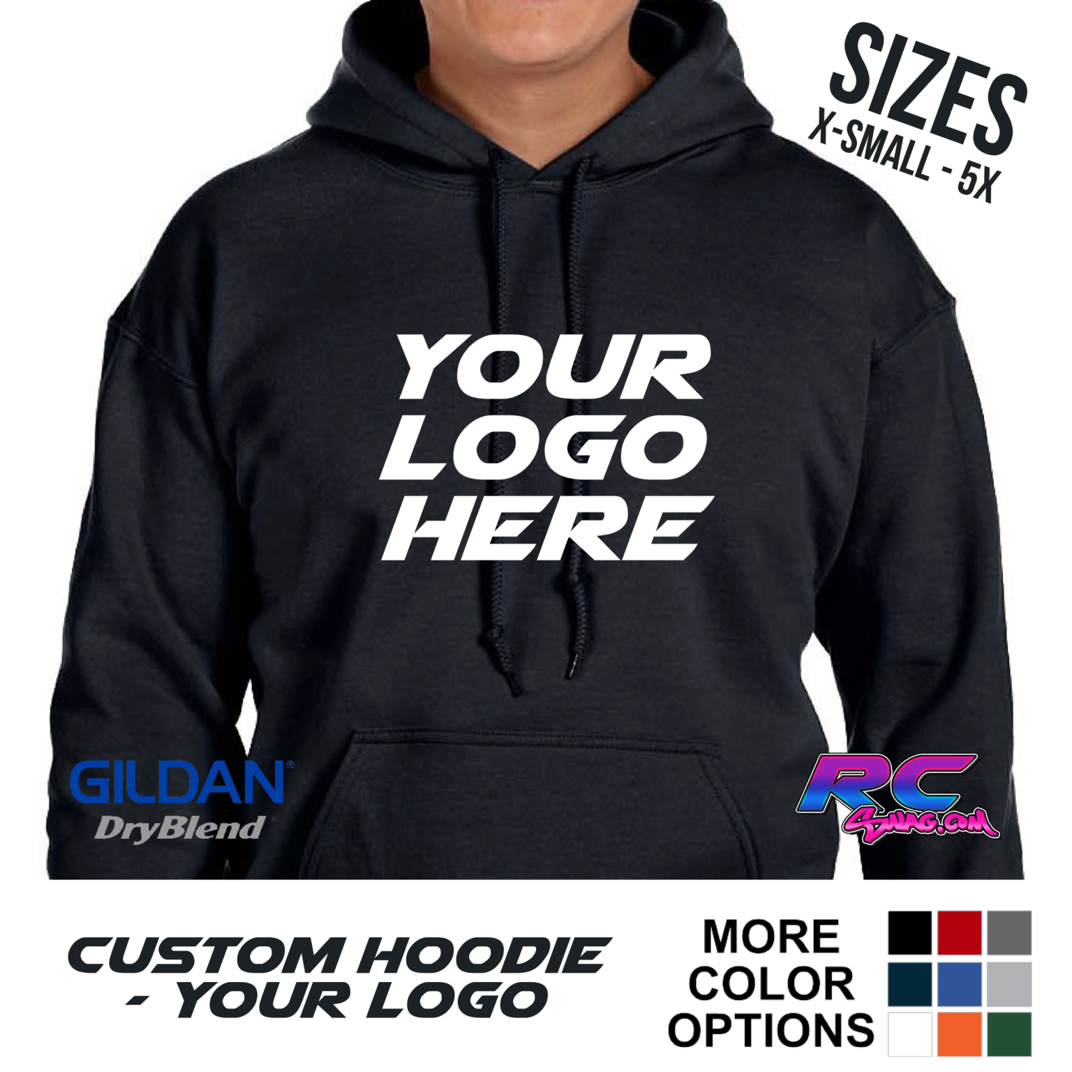 Design Your Own - Custom Hoodie - RC SWAG - Stickers, T-Shirts, Hoodies ...